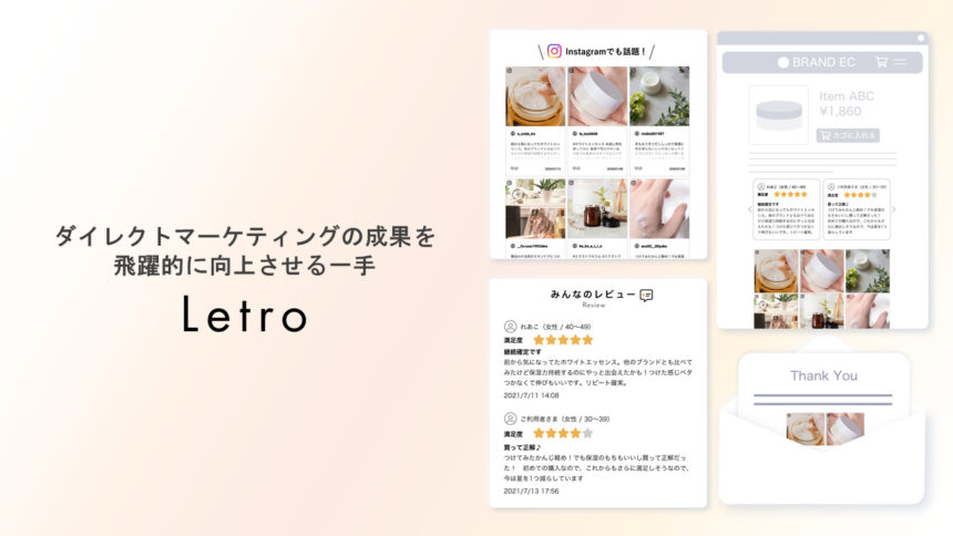 運用型UGCソリューション「Letro（レトロ）」 サービス資料